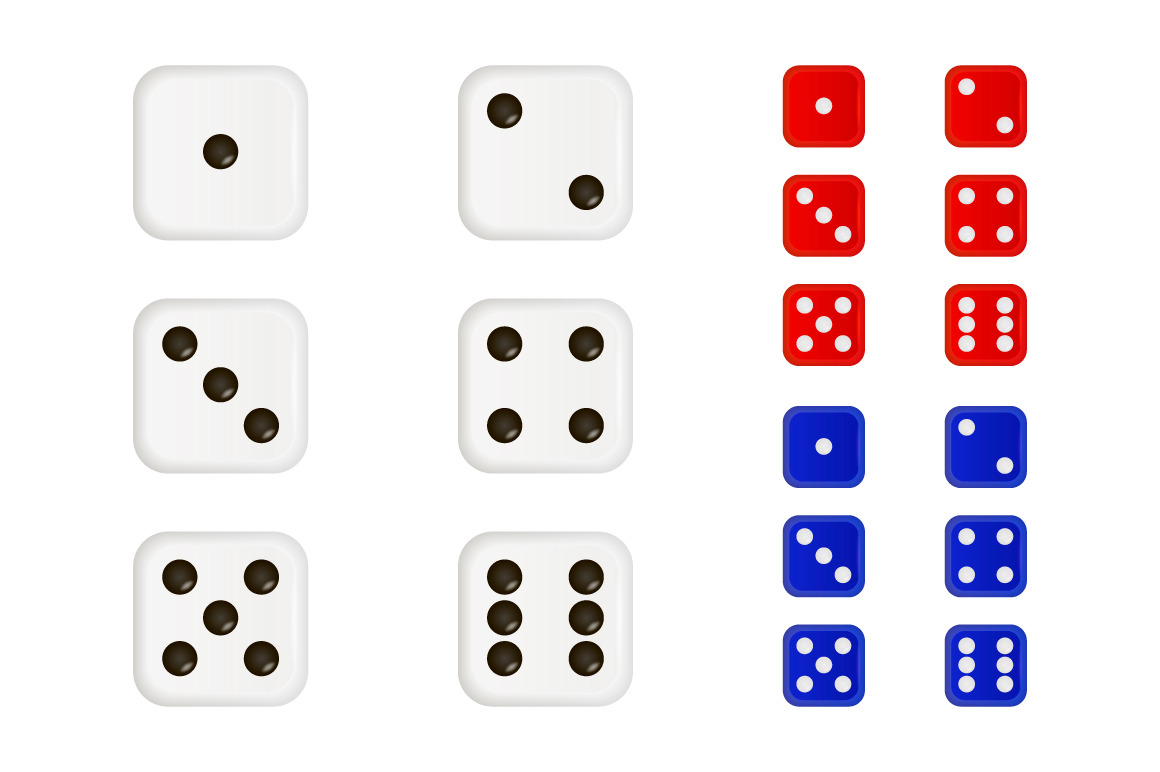 Set of dices., an Object Graphic by Gomolach