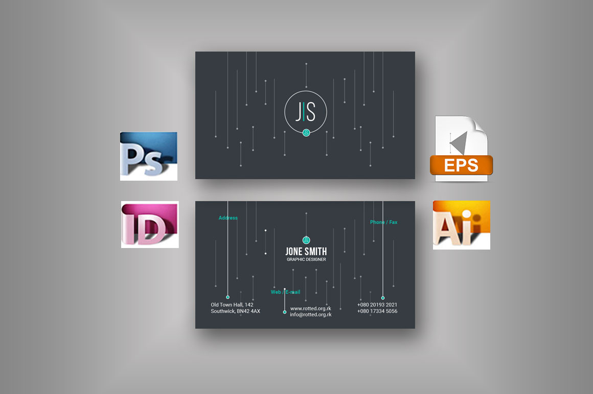 Dot Business Card, a Business Card Template by DesignGhar