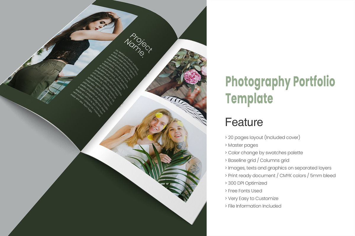 Photography Portfolio Template, a Templates & Theme by evgenystudio