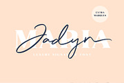 Jadyn Maria - Luxury Signature Font, a Script Font by Craft Supply Co.