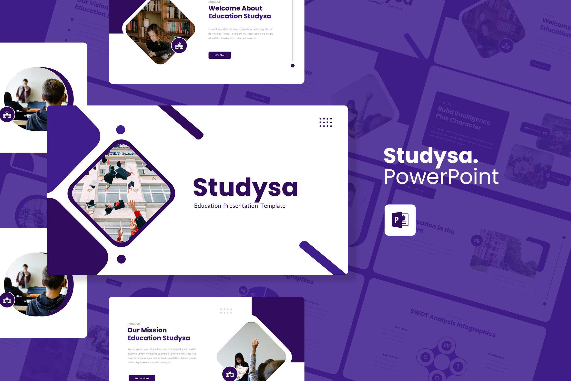 Studysa - Education PowerPoint, a Presentation Template by Ermedia Studio