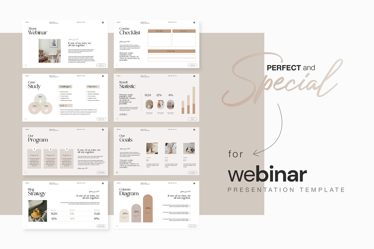 Webinar and Course Slides Template, a Presentation Template by ...