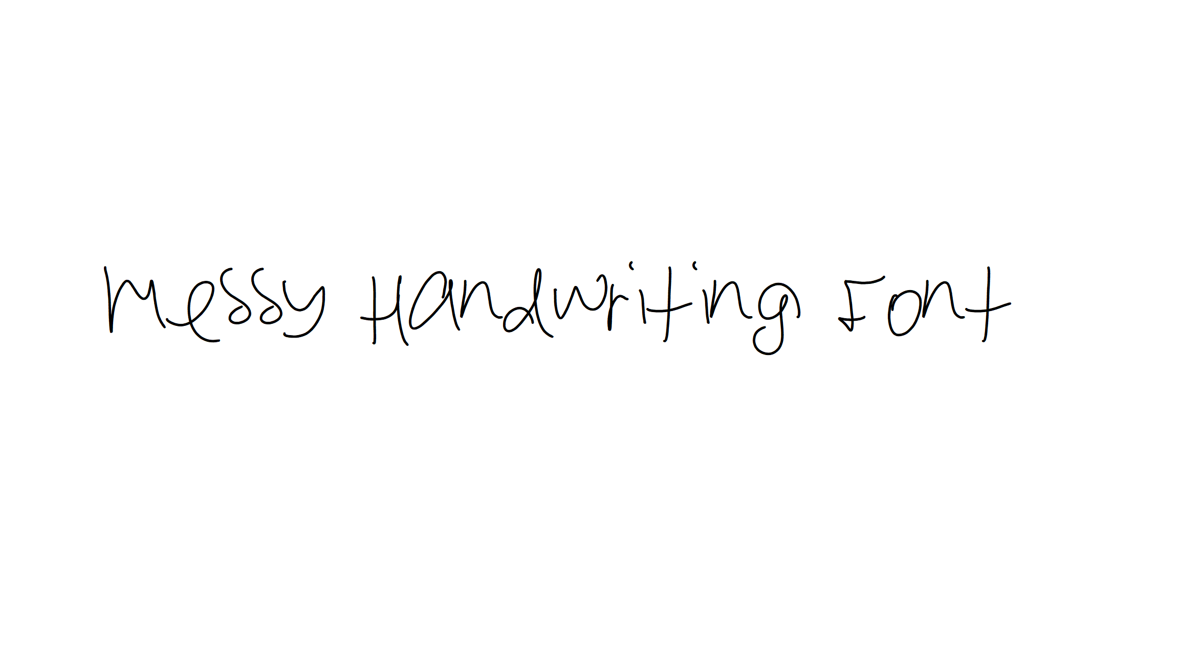 Messy Handwriting Font | Handwriting Fonts ~ Creative Market