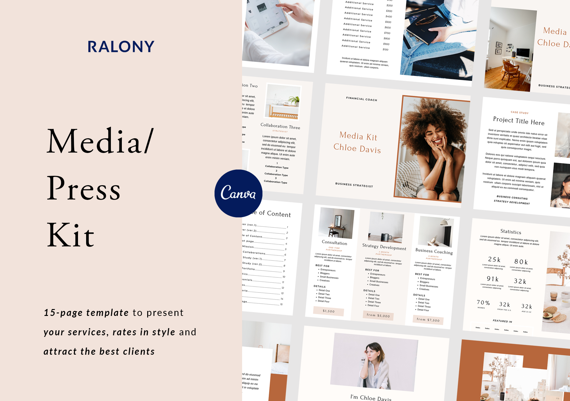 Media/Press Kit, a Magazine Template by Ralony