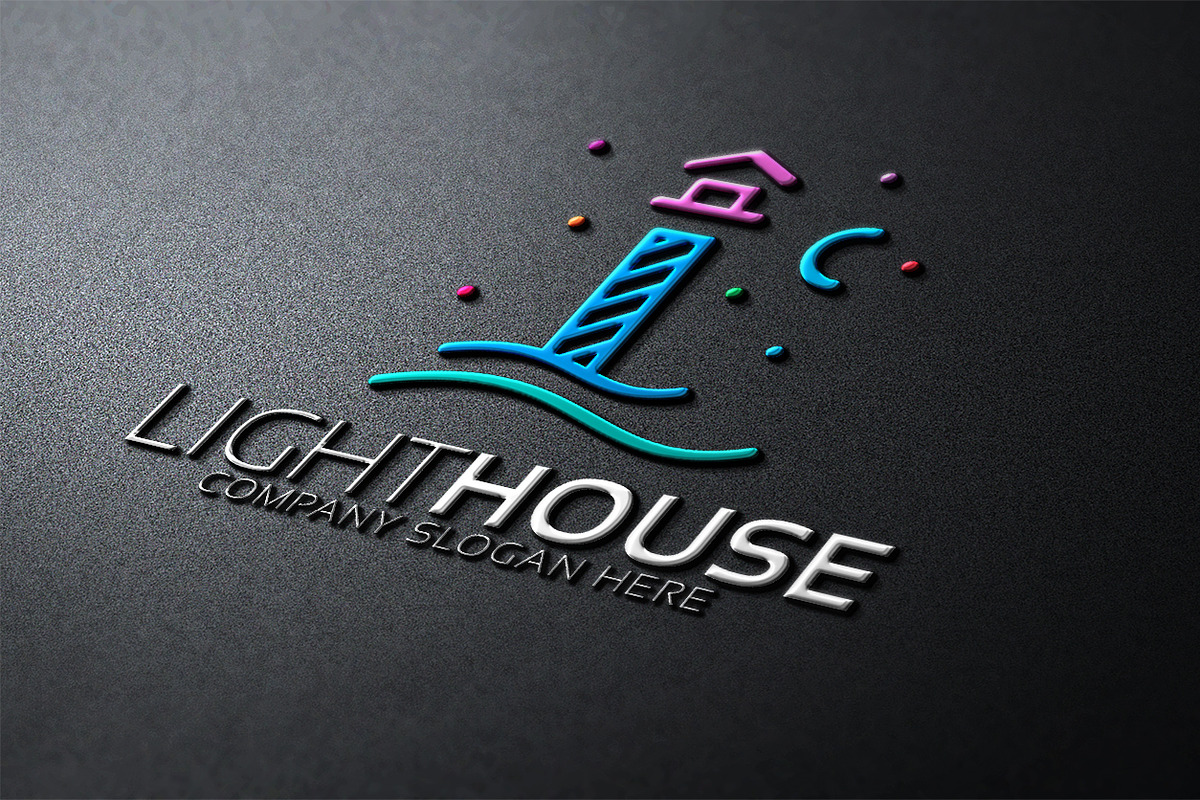 Lighthouse Logo, a Branding & Logo Template by essegraphic