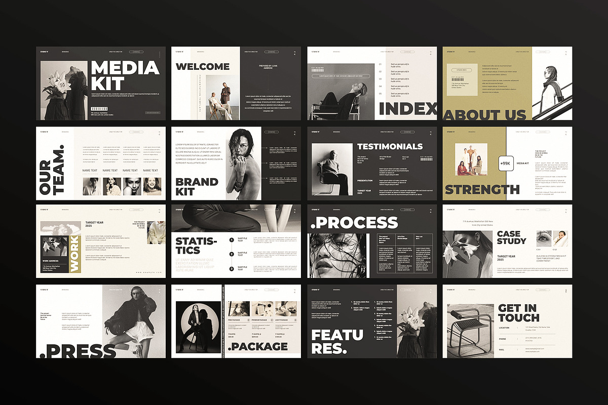 Media Kit Presentation Template