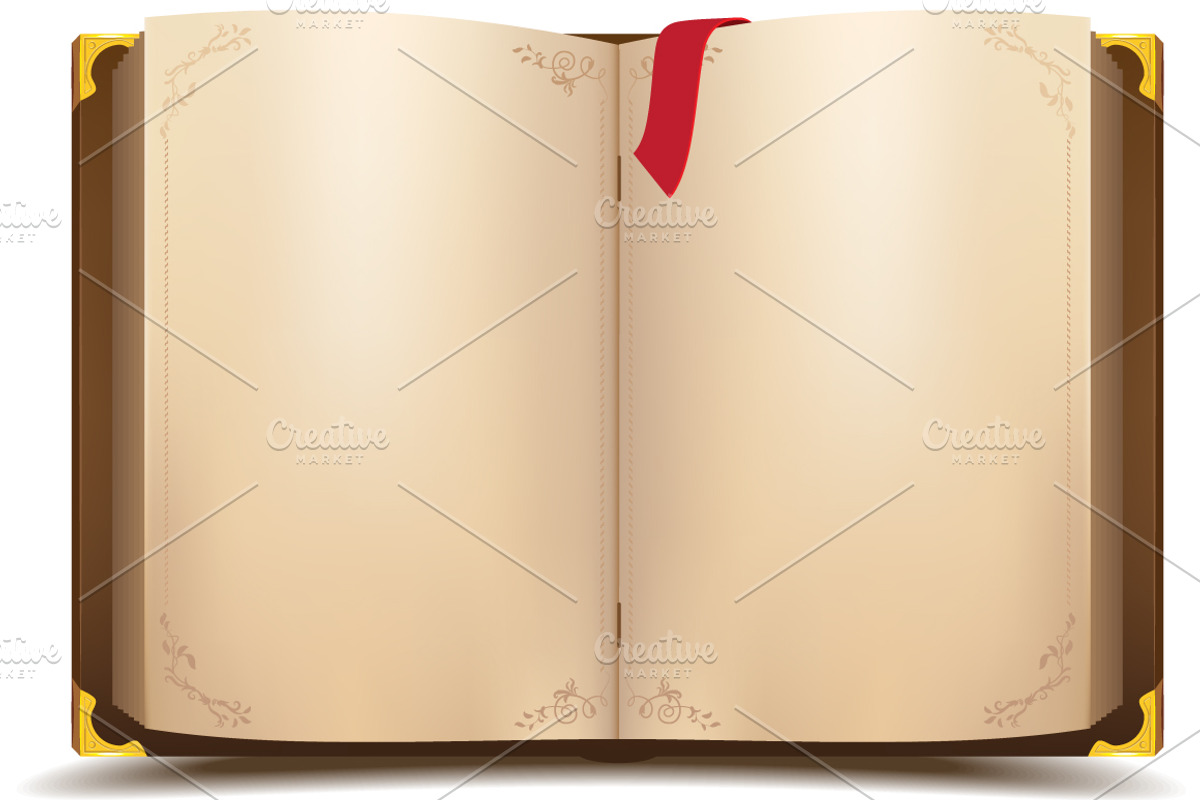 Set of 9 open books, an Education Illustration by orensila