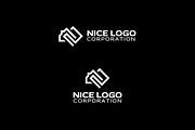 square meter logo, a Branding & Logo Template by Indigo Graphic Shop