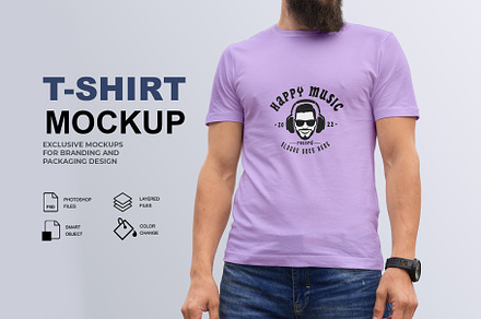 Regular T-shirt Mockup, a Shirt Mockup by Irhasalfahad
