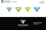 Body Fitness Logo, a Branding & Logo Template by ft.studio