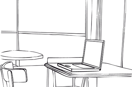 Office drawing | People Illustrations ~ Creative Market