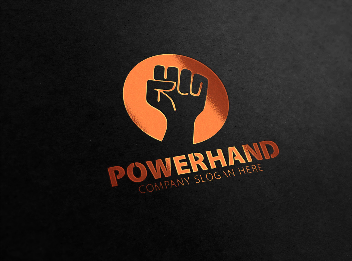 Power Hand Logo, a Branding & Logo Template by essegraphic