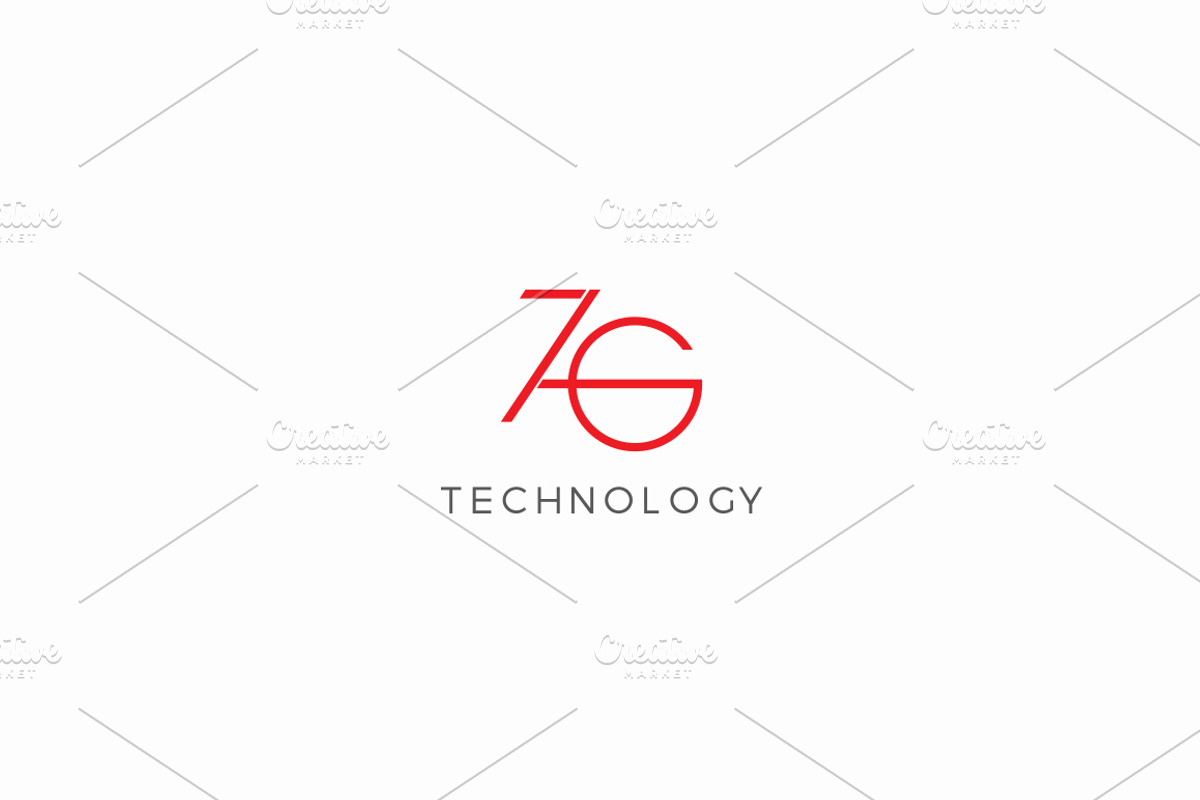ZG or 7G Logo, a Branding & Logo Template by drawzen