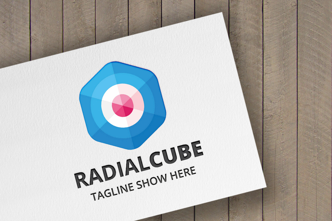 Radial Cube Logo, a Branding & Logo Template by Design_Planet