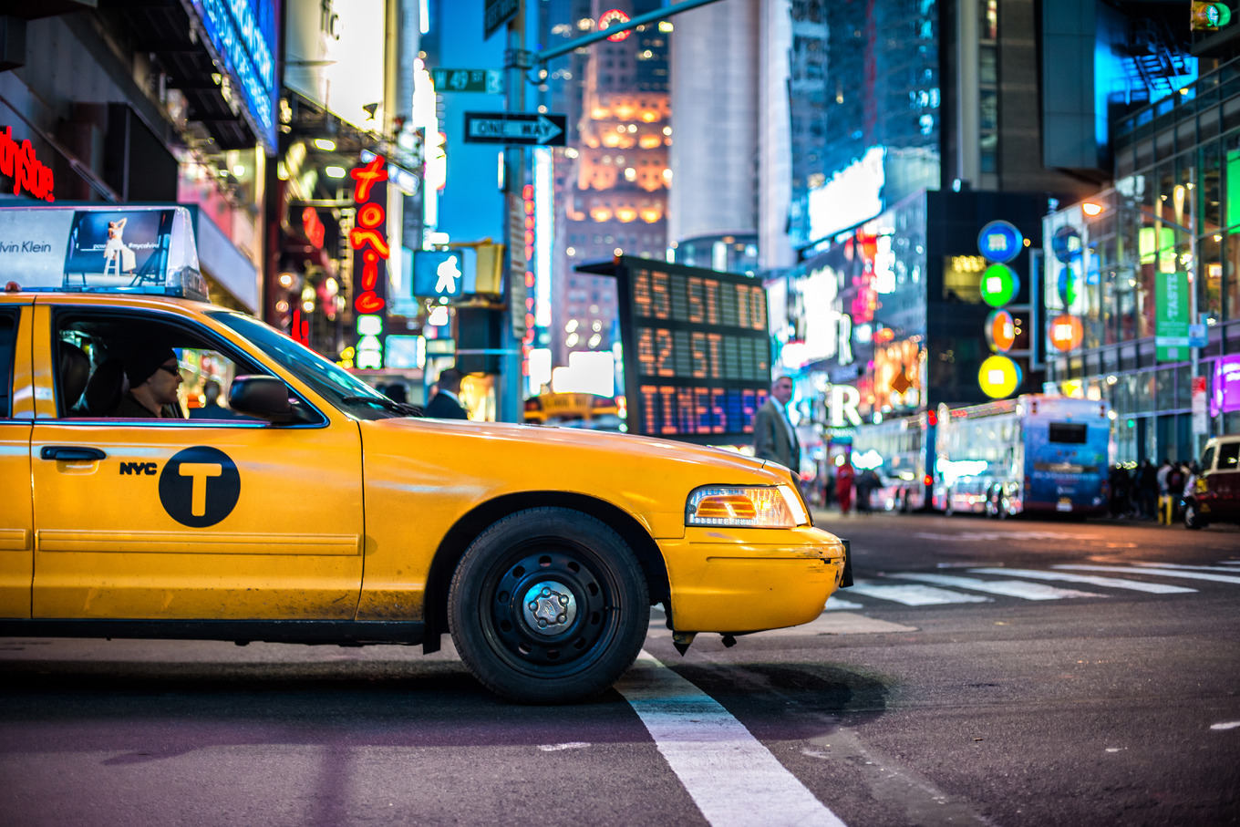 Yellow cabs in manhattan nyc stock photo containing yellow and taxi, a ...