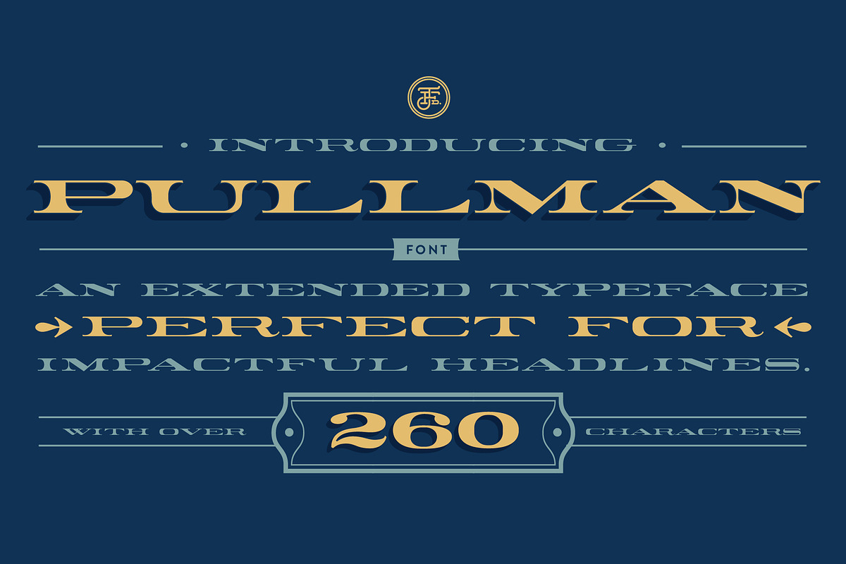 Pullman, a Serif Font by Joel Felix Design Studio