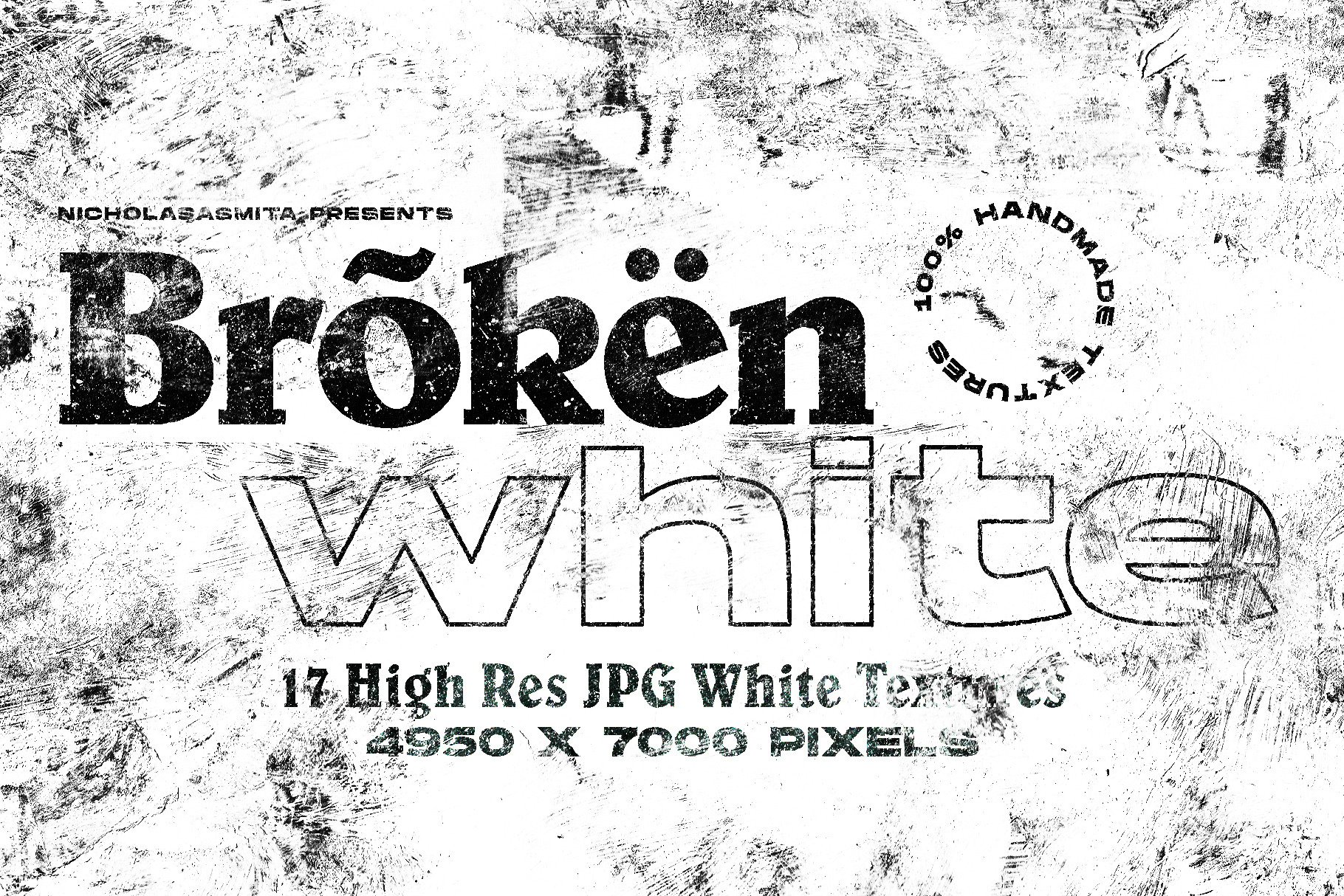 Broken White Textures, a Texture Graphic by nicholasasmita