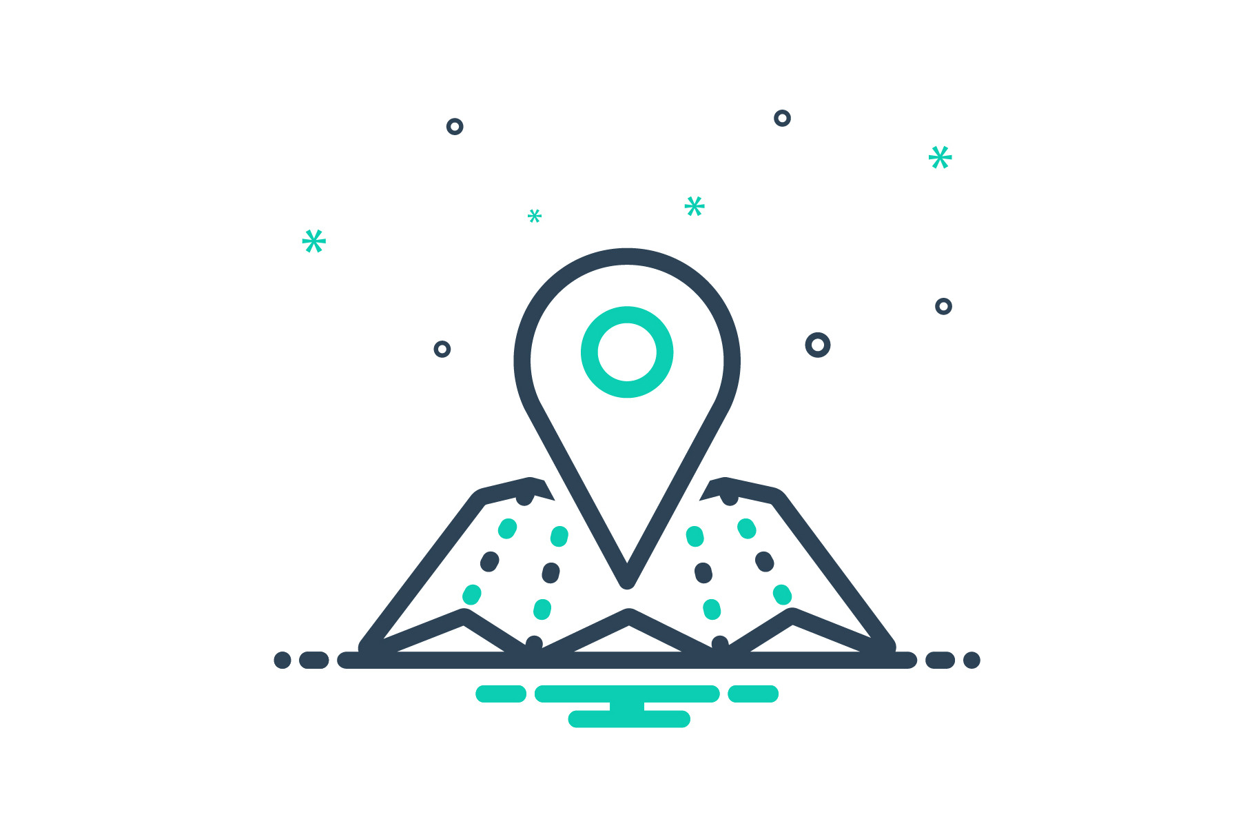 Map location icon, an Icon by Creative priyanka