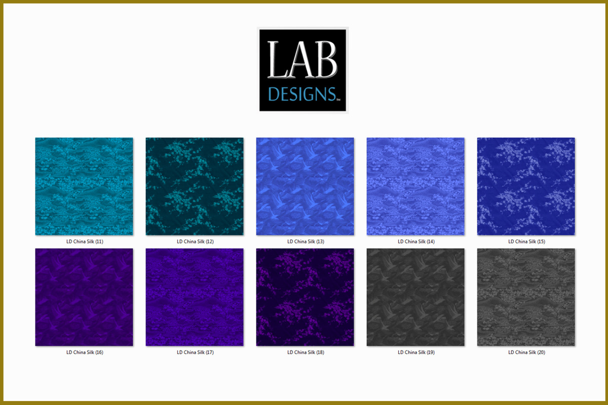 24 China Silk Fabric Textures, a Texture Graphic by Lab Designs