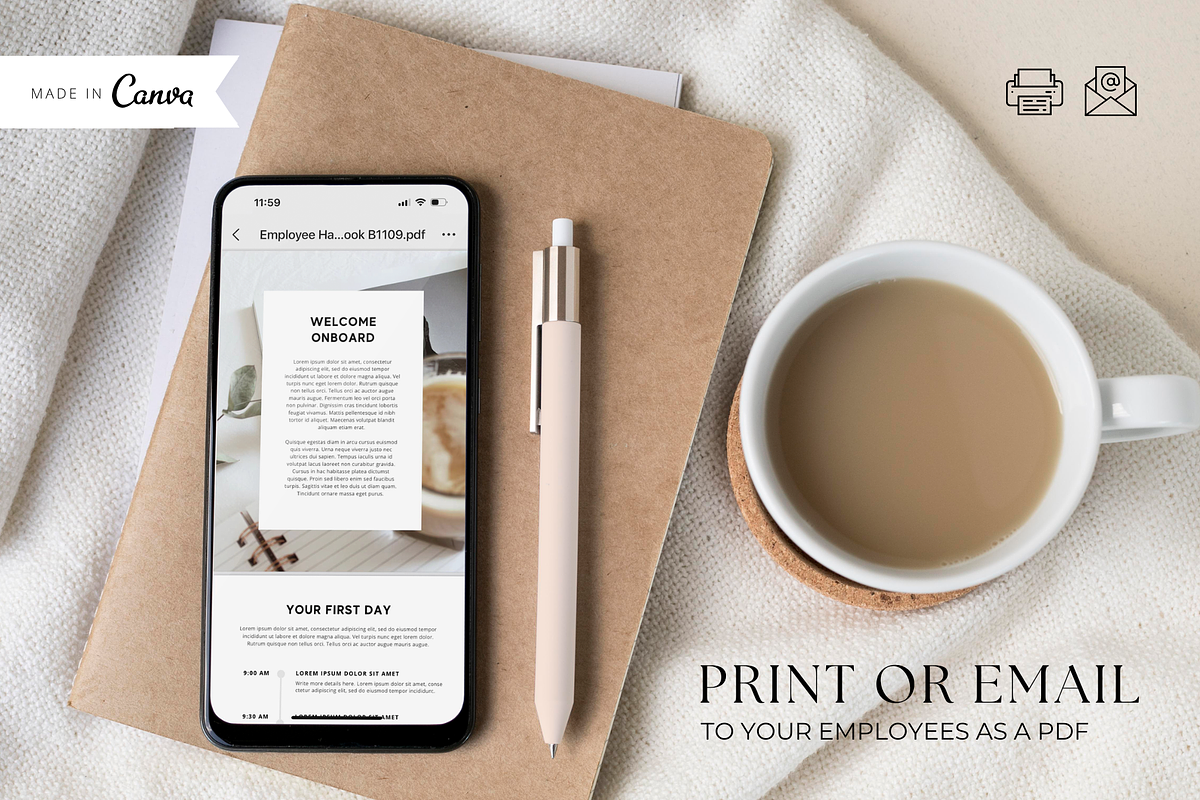 Employee Welcome Package Template, a Magazine Template by ShopRShop