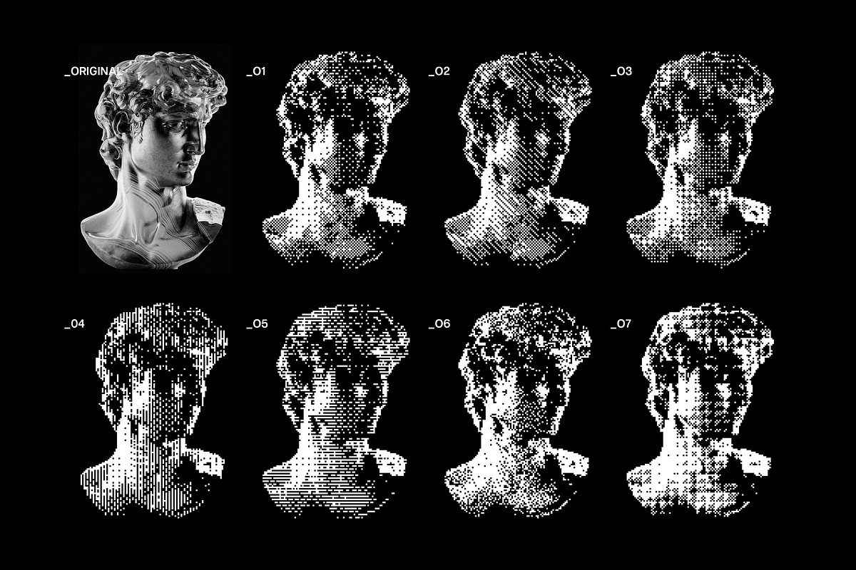 Dithering Bitmap Creator, a Layer Style Add-On by pixelbuddha.net