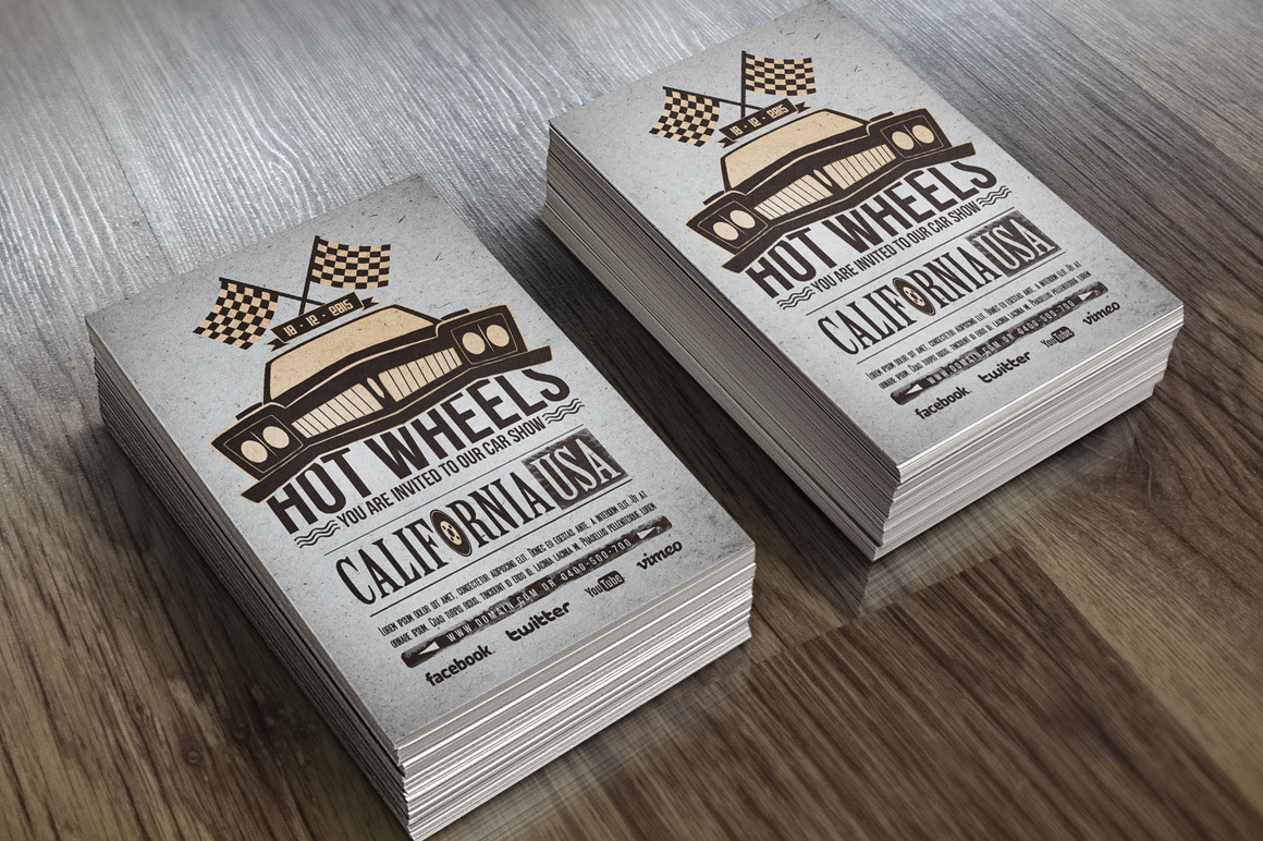 Car Show - Invitation, an Invitation Template by VectorMedia