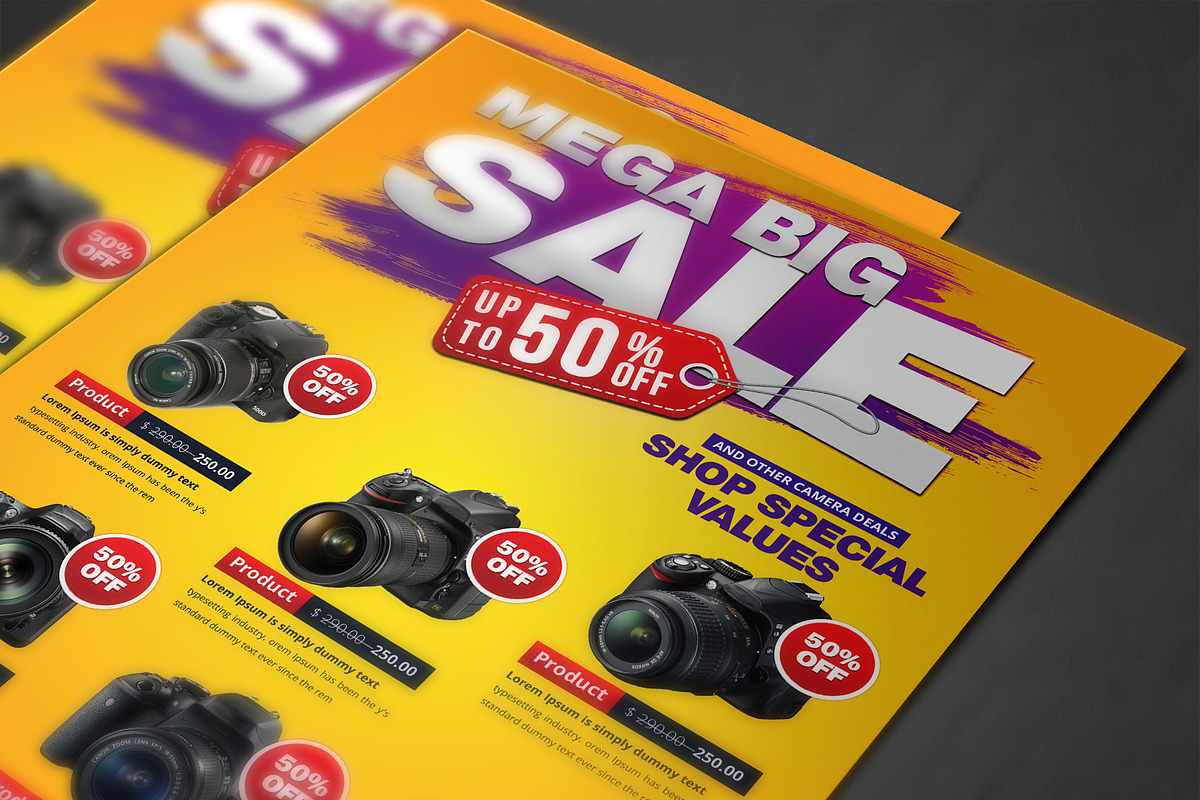Product Promotion Flyer, a Flyer Template by AfzaalGraphics