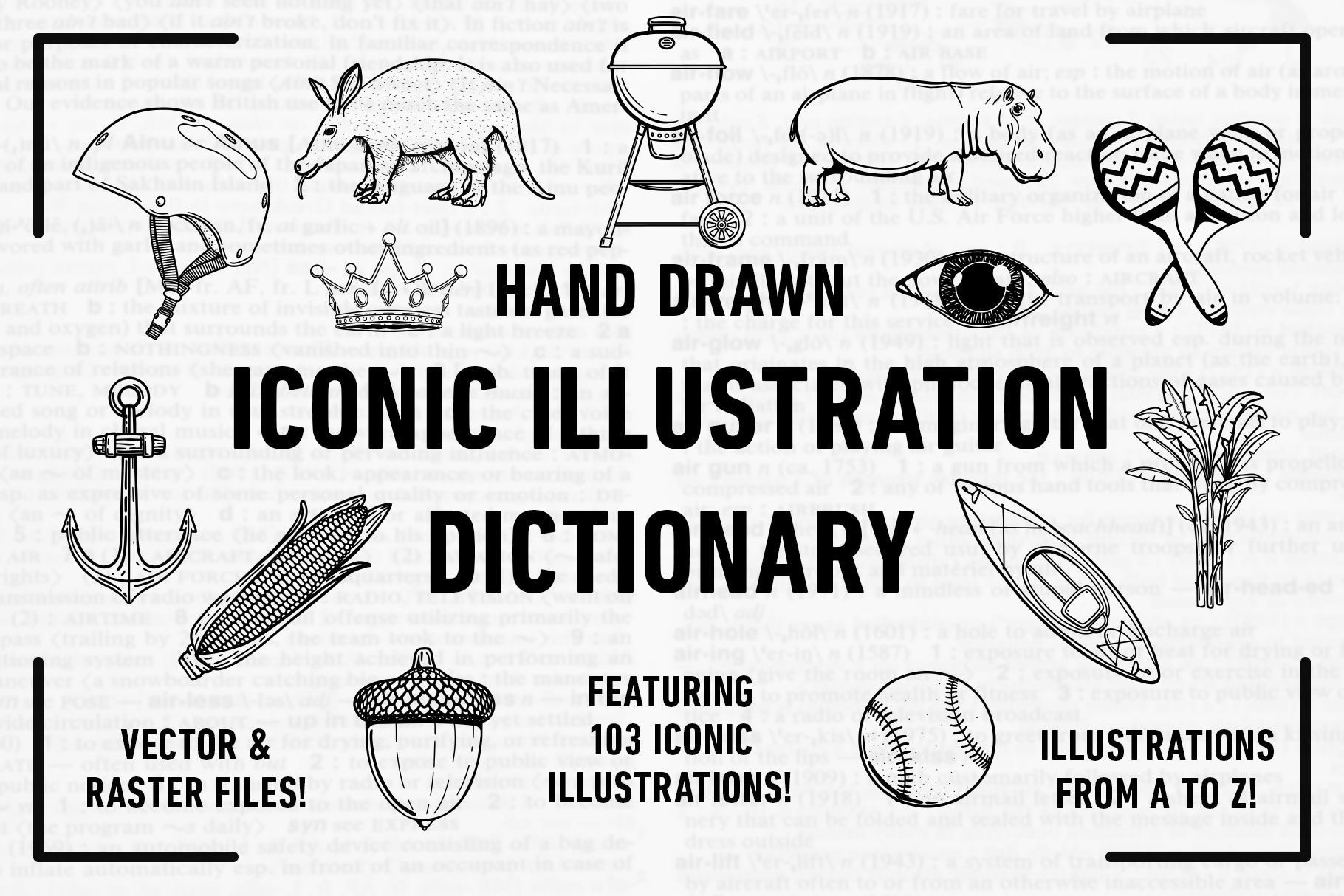 Iconic Illustration Dictionary, an Animal Illustration by Shofford Studio