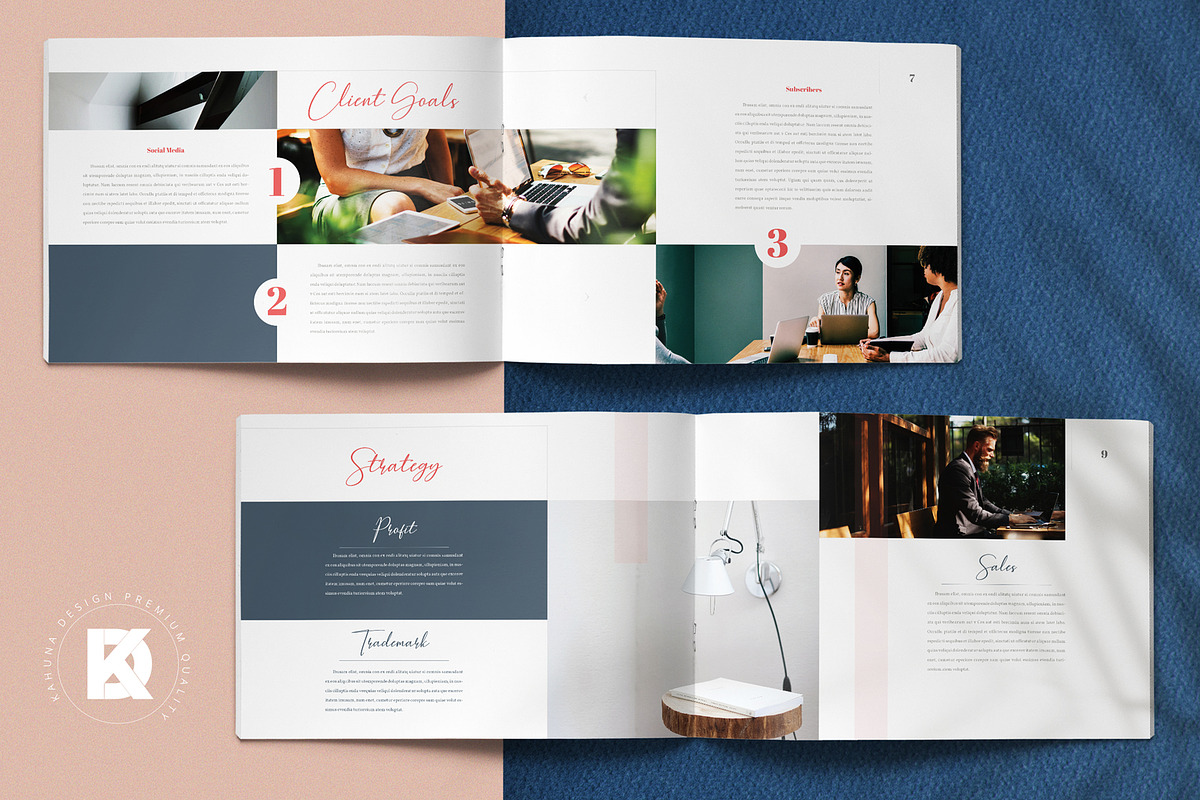 Project Proposal Landscape, a Brochure Template by Kahuna Design