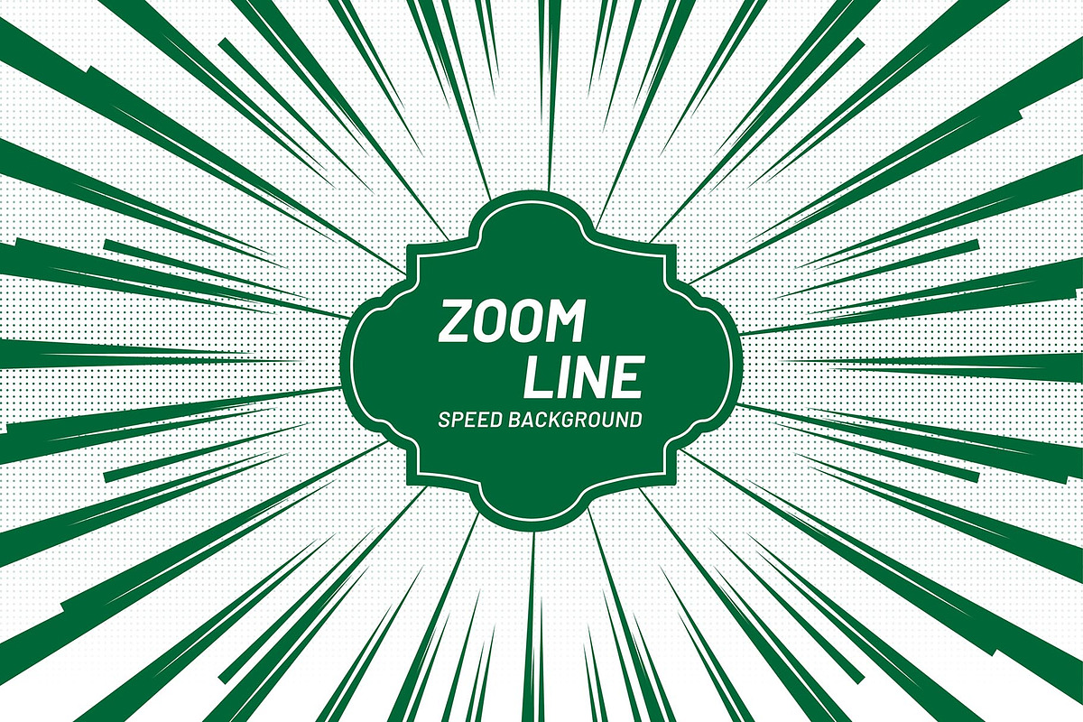 100 Comic Speed Line Vector Design