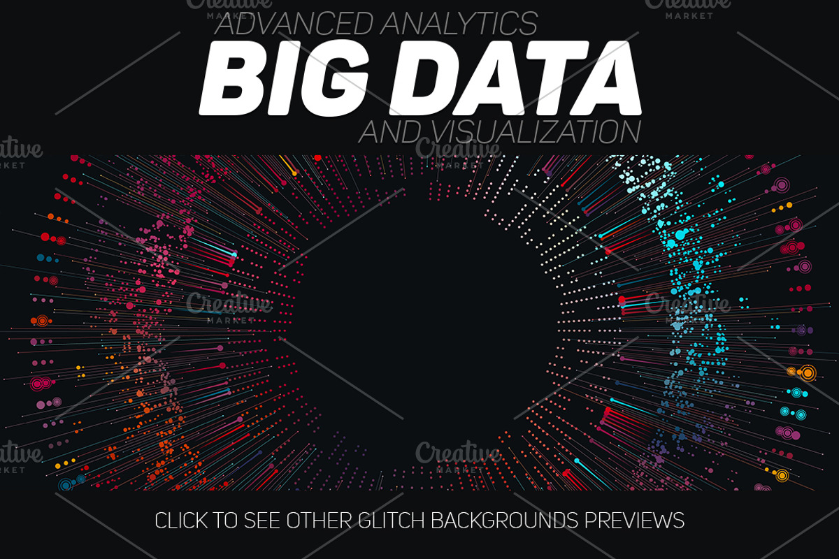30 Big Data Abstract Backgrounds, an Object Graphic by GarryKillian