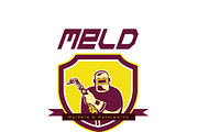 Meld Welders and Metalworks Logo, a Branding & Logo Template by patrimonio