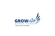 Grow Up Vector Logo Design, a Branding & Logo Template by Nisha Droch