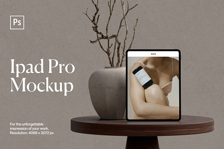 Pink Peonies Ipad Mockup | iPad Mockups ~ Creative Market