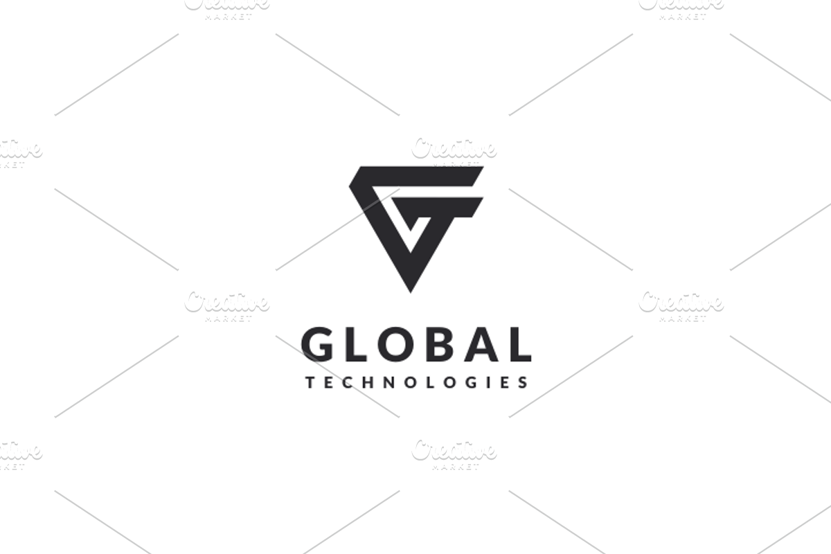 Global Tech - GT Logo, a Branding & Logo Template by yopie