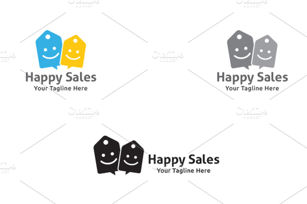 Happy Deals - Logo Template, a Branding & Logo Template by Martin-Jamez