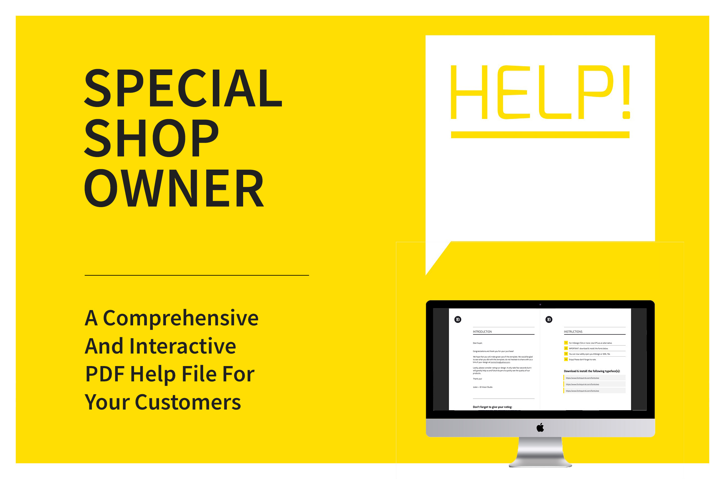 Help File User Guide Template, a Brochure Template by ID Vision Studio ...