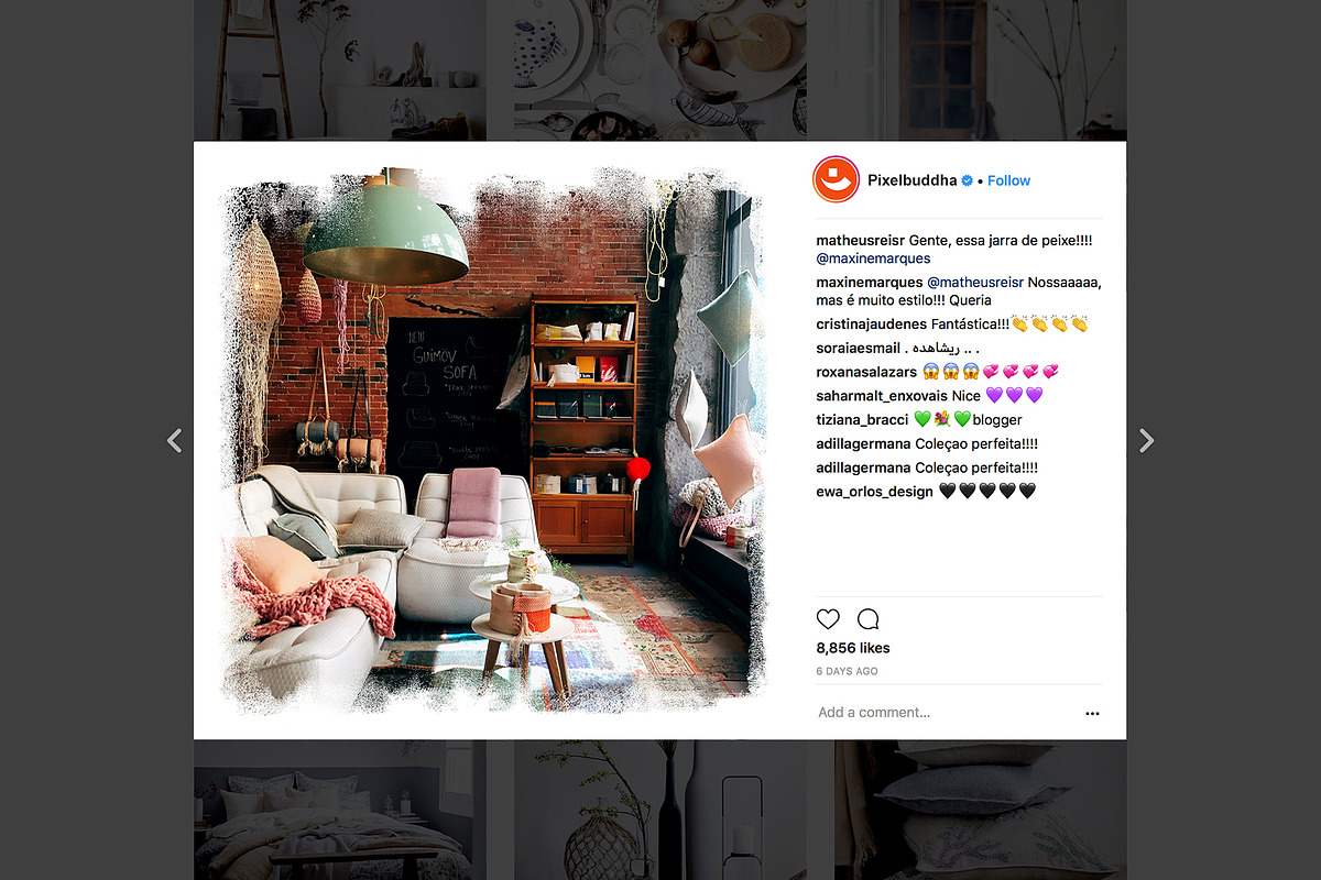 Textured Instagram Masks Collection, a Social Media Template by Design ...