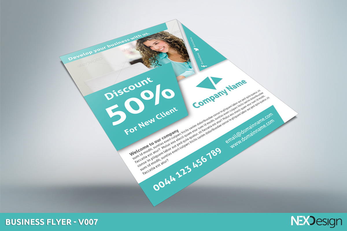 Business Flyer - SK, a Flyer Template by UNIK Agency