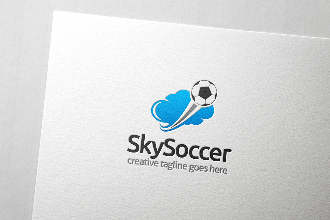 Sky Soccer Logo, a Branding & Logo Template by Slim Studio
