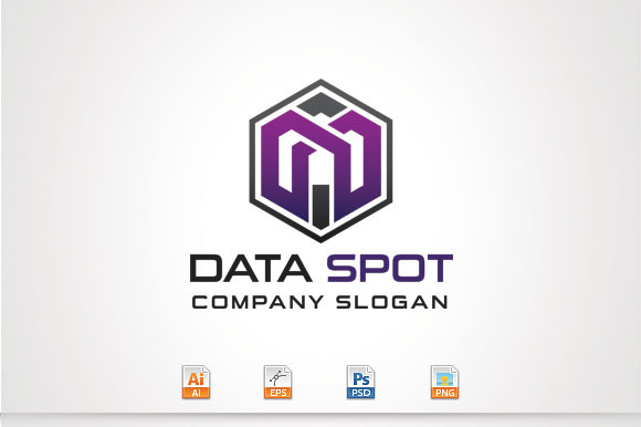 Data Spot, a Branding & Logo Template by stock6design