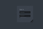 Sign In Form PSD Template, a Presentation Template by Lago Digital