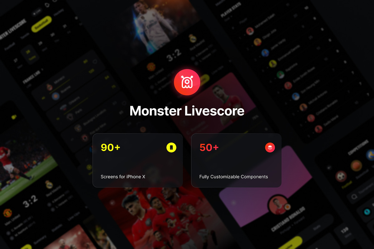 livescore sport app ui kit