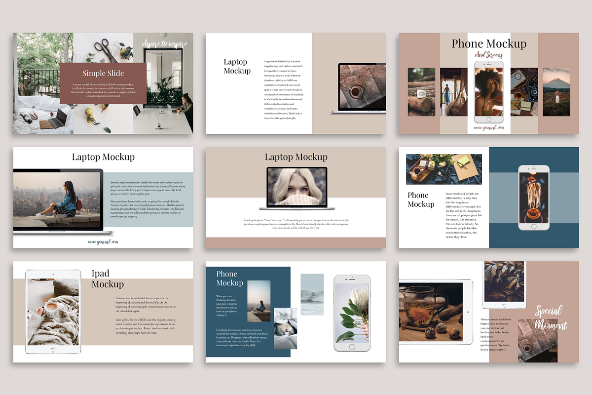 Glorious PowerPoint Template, a Presentation Template by Helga_Design