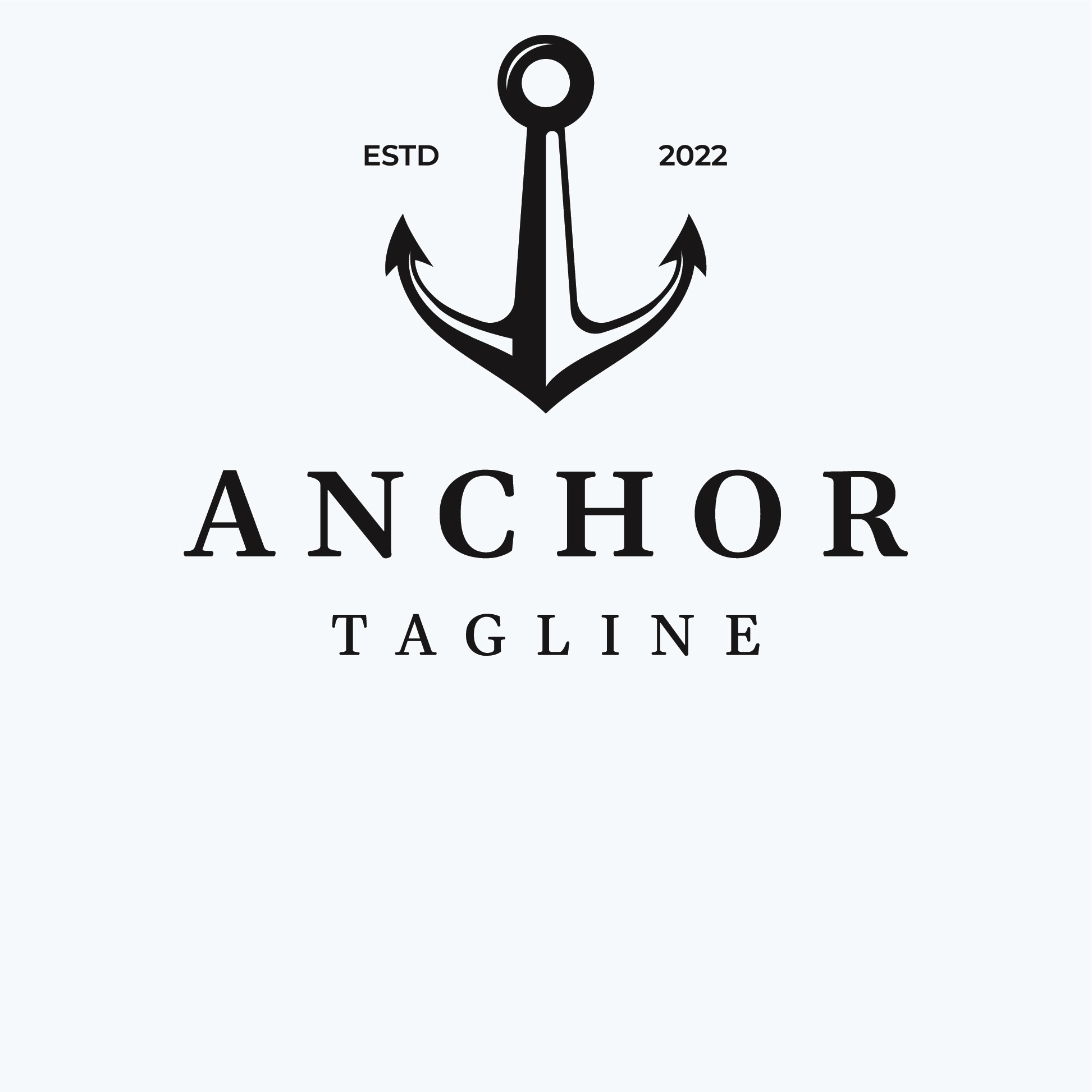 Nautical,marine anchor and rope logo, a Branding & Logo Template by ...