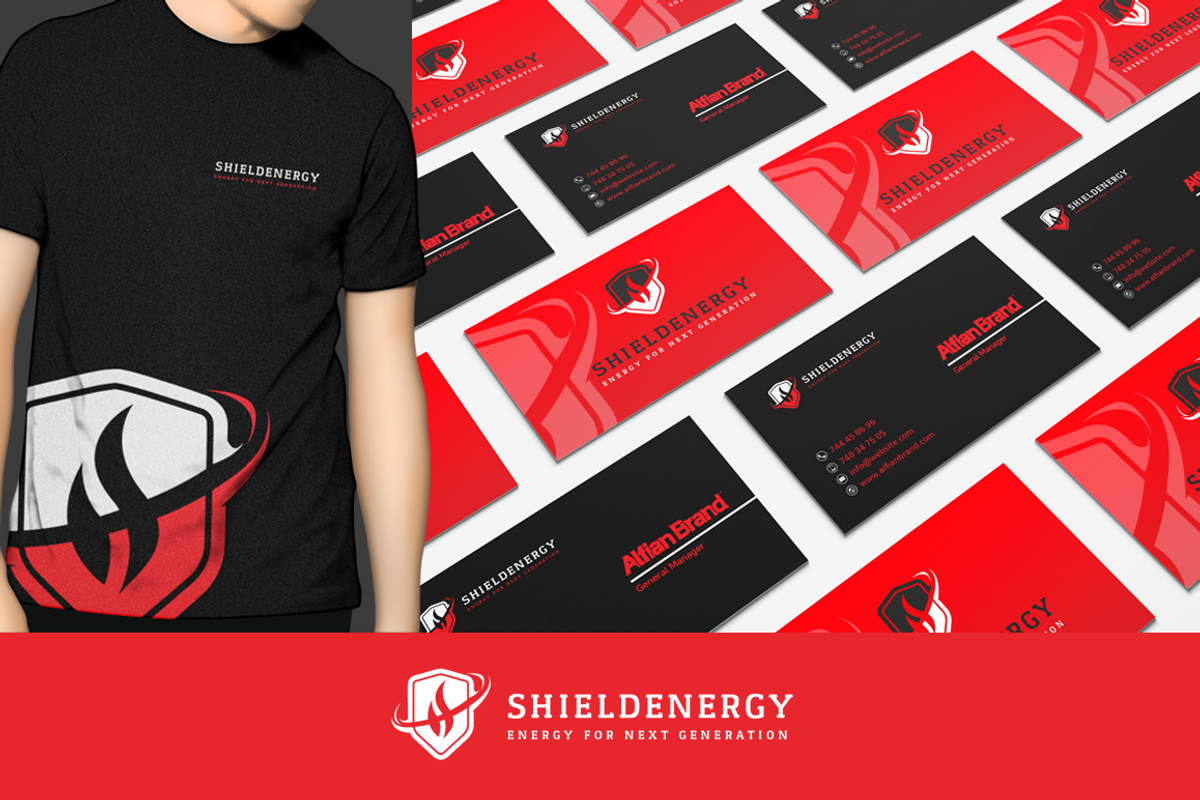 Shield Energy Logo, a Branding & Logo Template by AlfianBrand