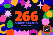 Basic Shapes Stamp Pack - Procreate