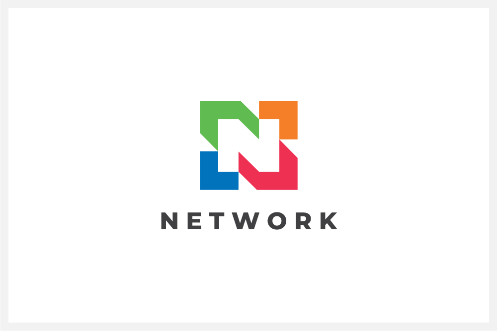 Network - Letter N Logo Template, a Branding & Logo Template by yopie