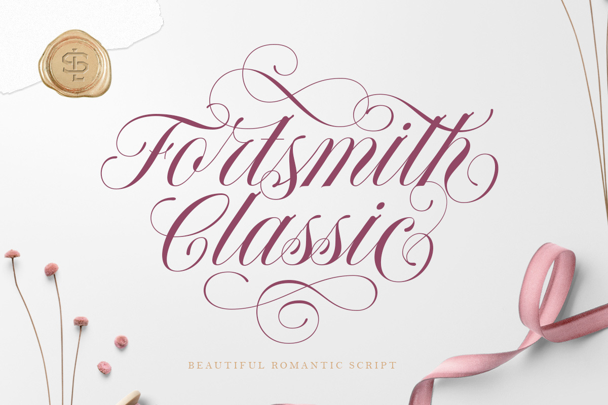 Forthsmith Classic Script, a Script Font by Letterhend Studio
