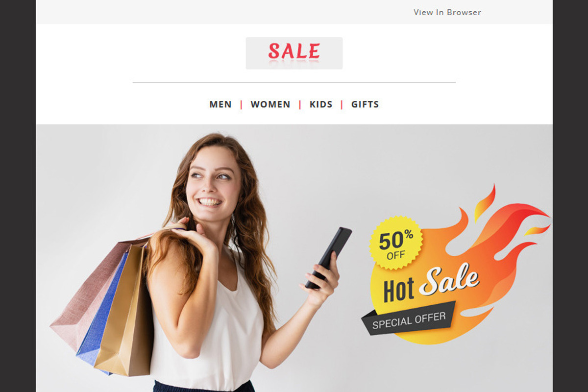 SALE - Responsive Email Template, an Email Template by Pennyblack ...